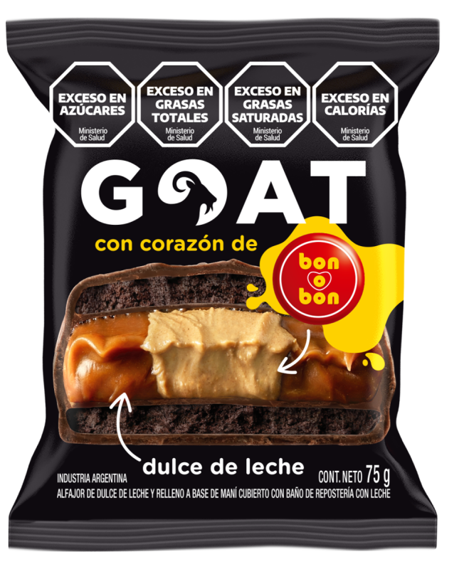 GOAT: el nuevo alfajor “extra indulgente” que combina dulce de leche ...